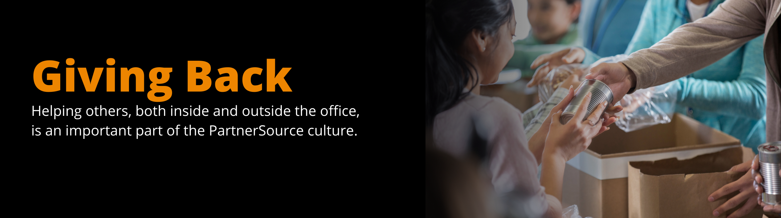 Giving Back : PartnerSource