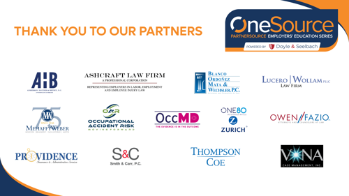 OneSource: PartnerSource Employers' Education Series : PartnerSource